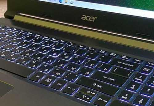 Игровой ноутбук 15.6" Acer Aspire 7 A715-43G, 512 ГБ, Ryzen 5 5625U, RAM 16 ГБ, GeForce RTX 3050 4 ГБ