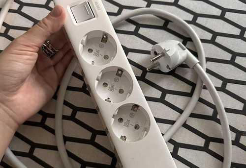 Сетевой фильтр Xiaomi Mi Power Strip Global 3xUSB