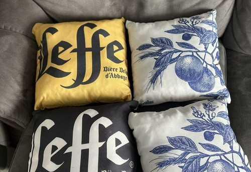 Набор декоративных подушек Leffe, Hoegaarden 4 шт