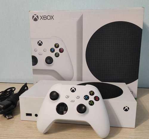 Xbox series S 512gb досанкционный,полный комплект