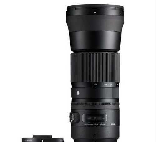 Sigma AF 150-600mm F/5-6.3 Sports + TC-1401 Canon