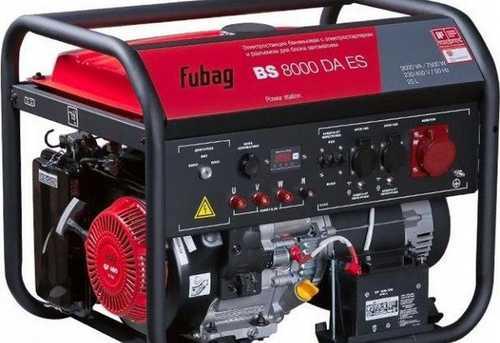 Генератор бензиновый fubag BS 8000 DA ES с возможн