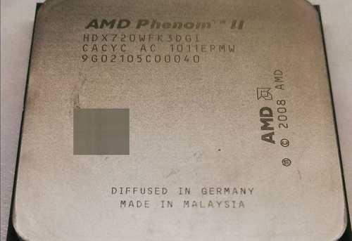 Процессор AMD Phenom II X3 720 OEM