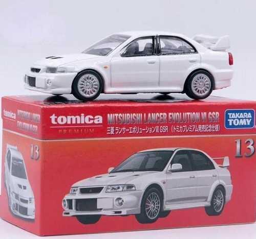 Tomica premium 1/64 Mitsubishi Lancer EVO 6 First