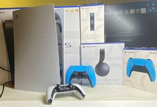 Sony playstation 5 с дисководом (PS5 привод)
