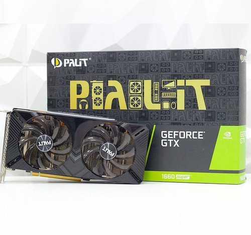 Видеокарта 6GB GTX 1660 Super Palit Dual