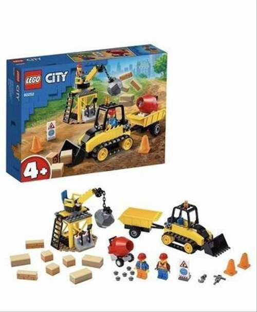 Lego City Строительный бульдозер оригинал