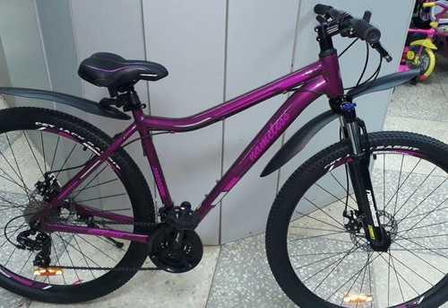 Велосипед nameless J9600DW бордовый/розовый 19"