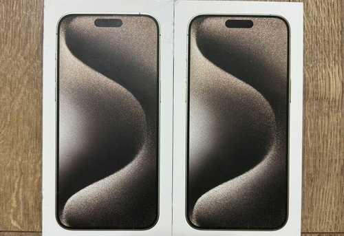 iPhone 15 pro max 256 natural titanium sim+esim
