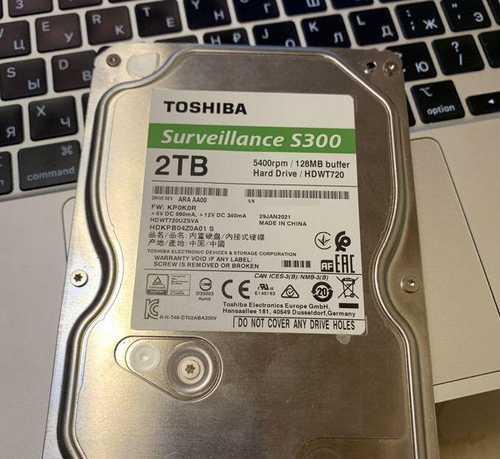 HDD Toshiba S300 на 2TB