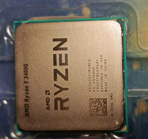 Процессор AMD Ryzen 5 3400G