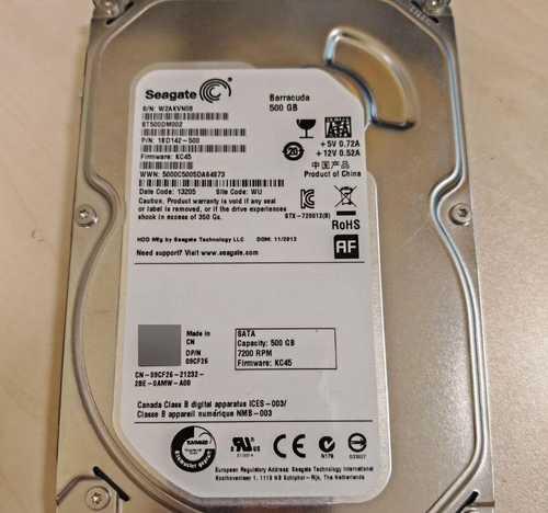 Жесткий диск 500 гб 3.5 Seagate