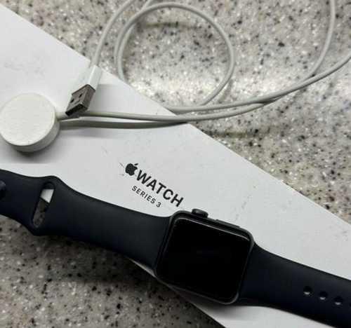 Часы apple watch 3 38 mm space gray