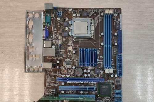 Комплект материнская плата asus s775 (DDR3) +E5700