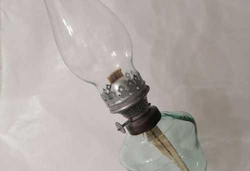 Керосиновая лампа редкая стекло