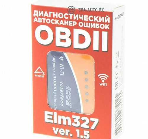 Arnezi R6010401 Автомобильный диагностический сканер obdii. ELM 327 WiFi. V1.5