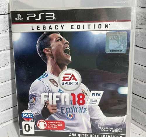 FIFA 18 Legacy Edition (Рус) фифа 18 Игра PS3