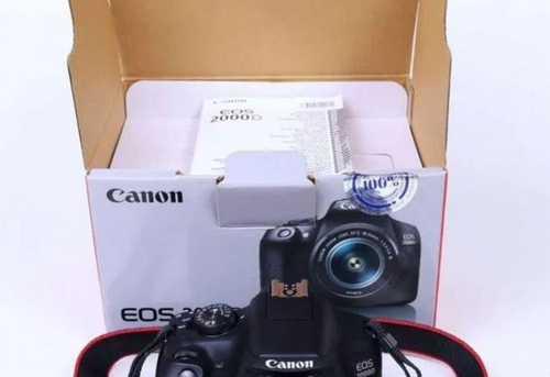 Фотокамера Canon eos 2000d (кит 18-55 4-5.6 stm)