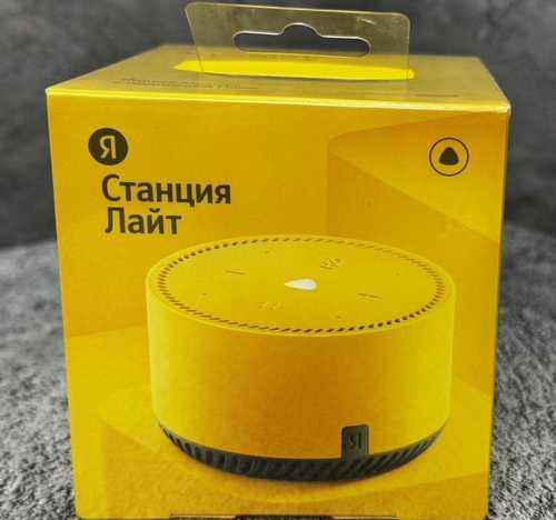 Яндекс Станция Лайт Yellow