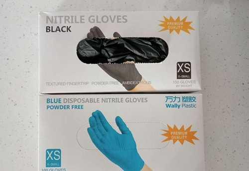 Перчатки нитриловые XS