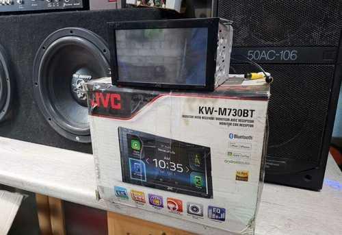 Процессорная 2din магнитола JVC KW-M730BT