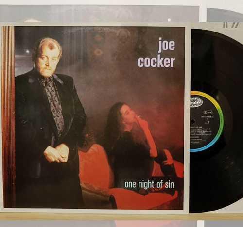 Joe Cocker - One Night Of Sin (LP) 1989 Germany