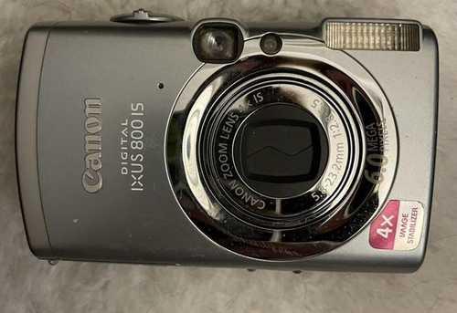 Компактный фотоаппарат canon ixus 800 is