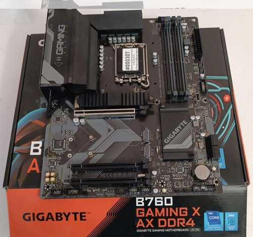 Gigabyte B760 gaming X AX DDR4 LGA1700