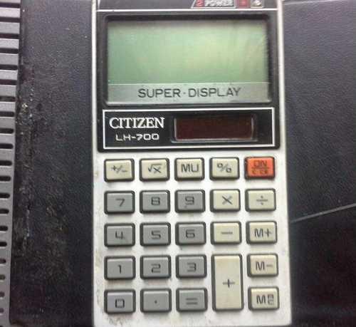 Калькулятор citizen LH-700 Super Display
