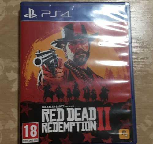 Диск на PlayStation 4 Red dead redemption 2