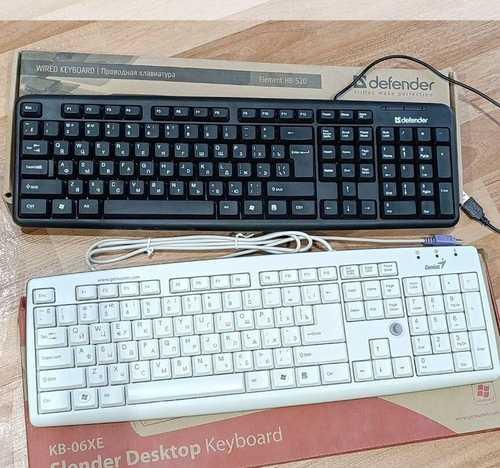 Клавиатура (новая) Genius KB-06XE PS/2, белая