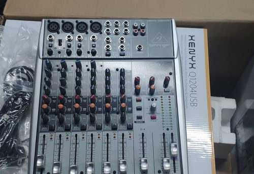 Микшерный пульт Behringer xenyx Q1204 USB