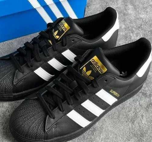 Кеды Кроссовки Adidas Superstar (Black)