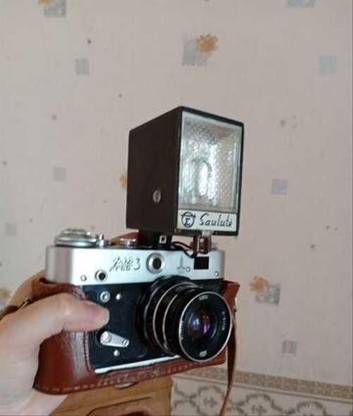 Плёночный фотоаппарат фэд-3 (ссср) бу