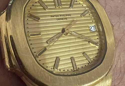 Золотые часы Patek Philippe 3800 Nautilus 750