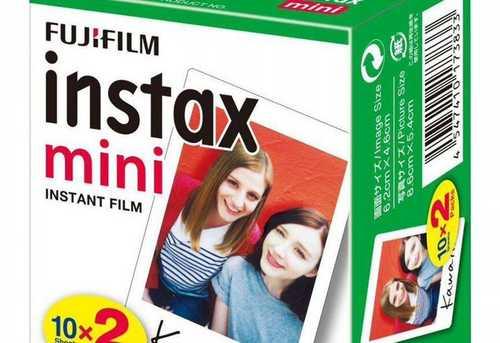 Fujifilm Instax Mini 20 снимков 2 картриджа