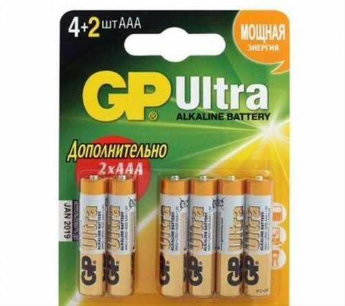 Батарейки GP 24AU-CR6 Ultra Alkaline AAA #243399