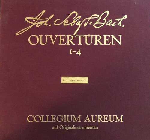 Пластинка Bach - Ouvertüren I-4 (LP-BOX)