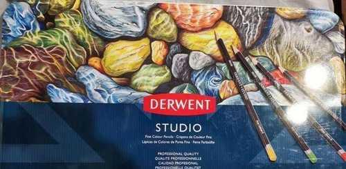Карандаши Derwent studio 72 карандаша в наборе