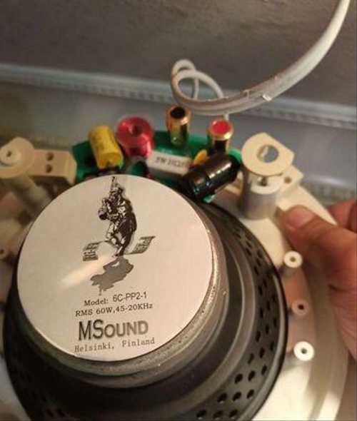 Встраиваемая потолочная акустика MSound 6C-PP2-1