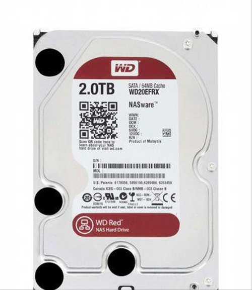 HDD 3,5”(LFF) 2Tb dell wd20efrx-68euzn0 5.4k 6G SA