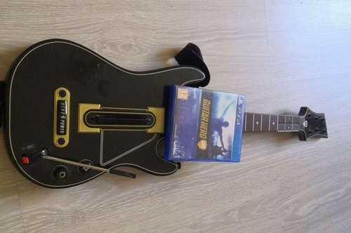 Игра для PS4 Guitar Hero Live и гитара-контроллер