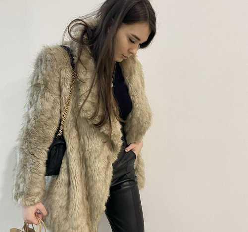Шуба из эко меха Zara