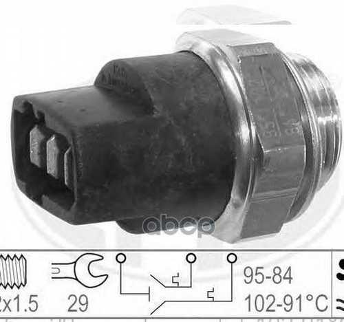 Датчик включения вентилятора Audi 80/100 330268