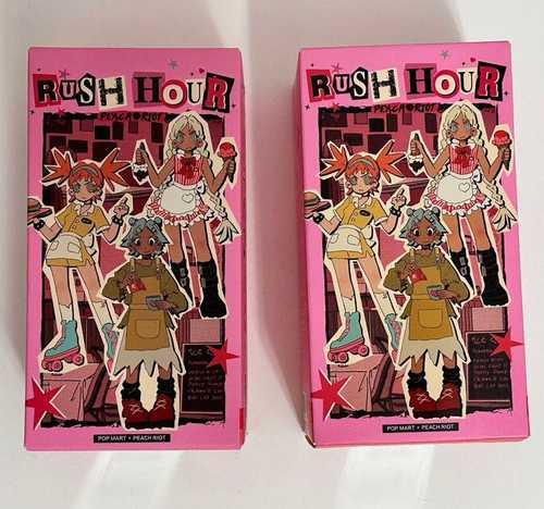 POP mart Peach Riot Rush Hour Series Figures