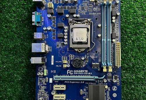 Gigabyte GA-P61-S3-B3+ проц.intel pentium g620