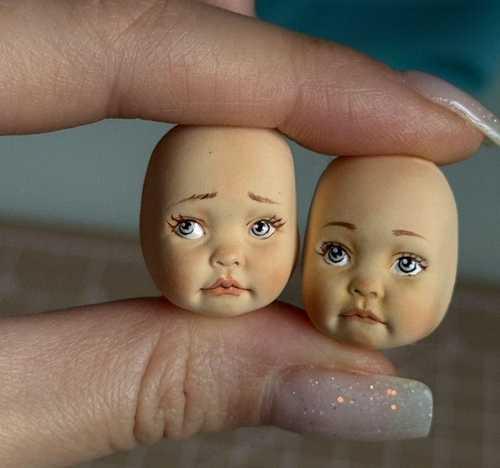Личики для ватных игрушек