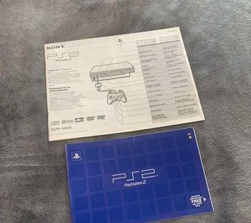 Мануал Sony PS2 scph-50008 (PAL)