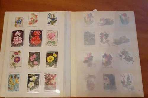 Альбомы марок 2 шт. с 1975 по 1989 г. продам