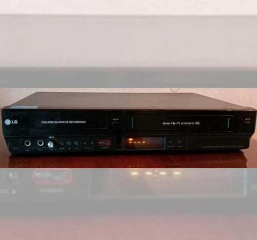 Пишущий DVD VCR LG, оцифровка vhs, новый